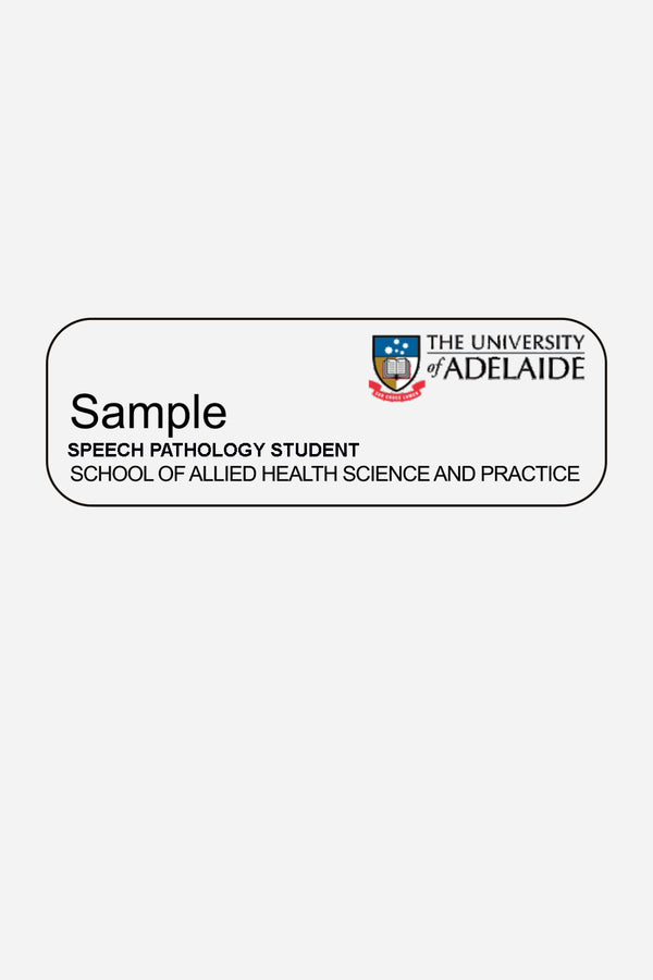 Speech Pathology student badge - The Adelaide Store